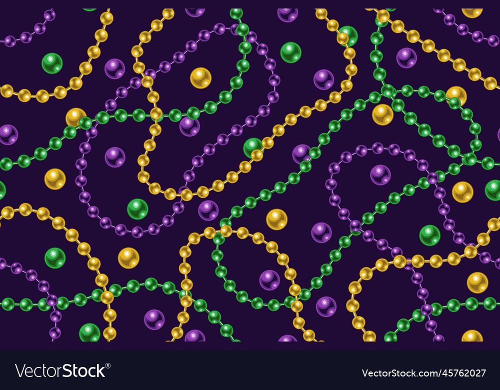 Mardi gras carnival pattern Royalty Free Vector Image