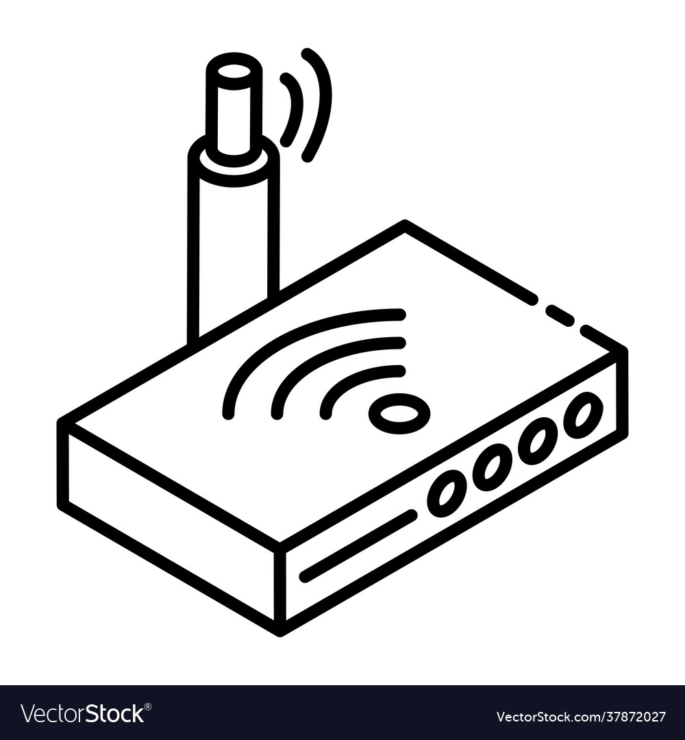 Router Royalty Free Vector Image - VectorStock