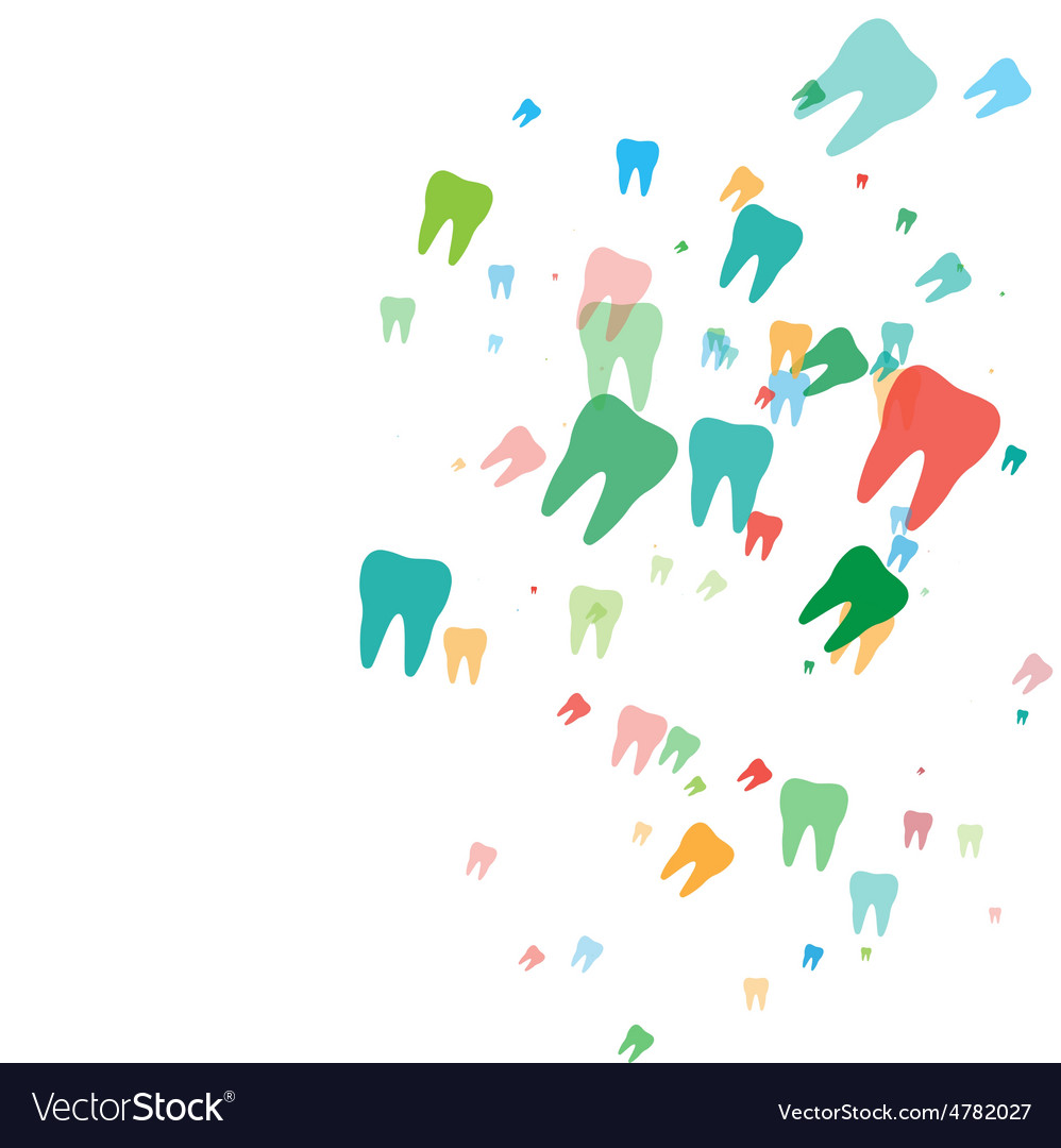 Teeth pattern background Royalty Free Vector Image
