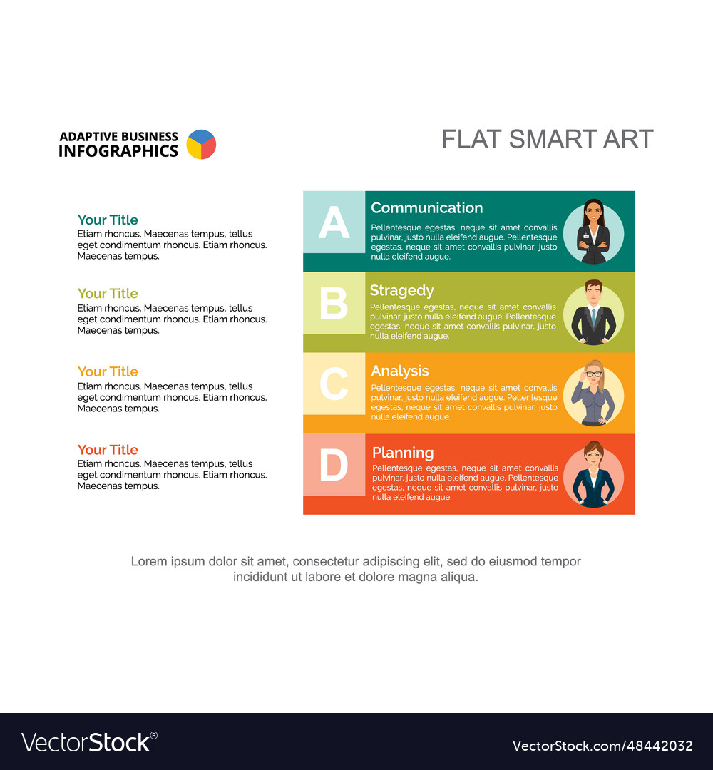 Business project development steps scheme Vector Image