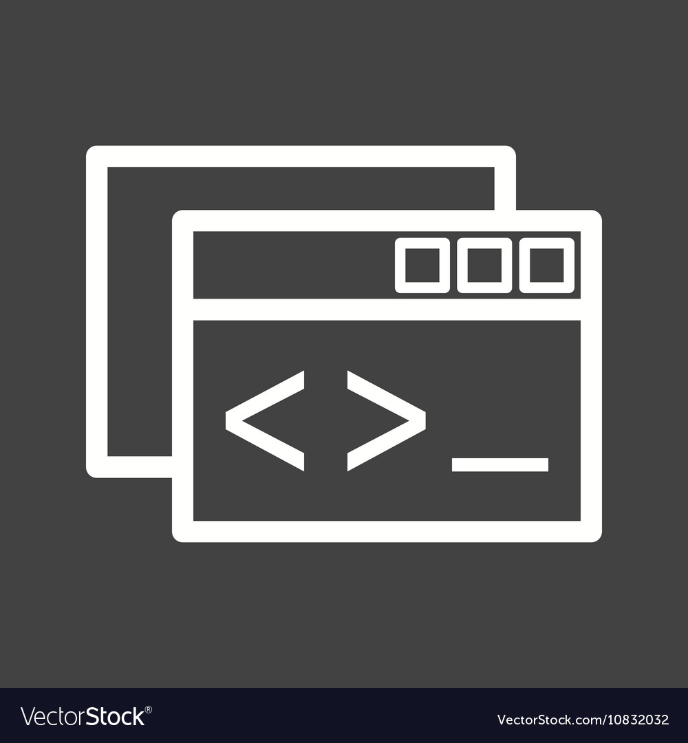 Custom coding Royalty Free Vector Image - VectorStock