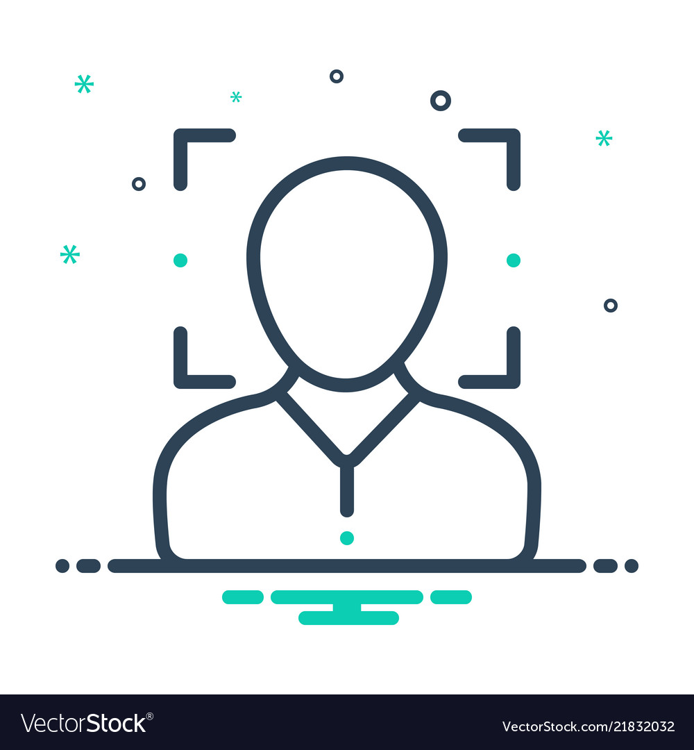 Face recognition Royalty Free Vector Image - VectorStock