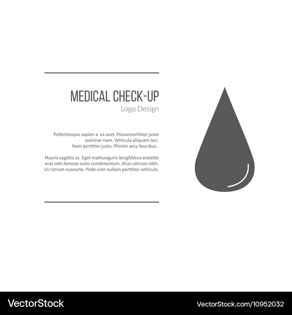 Medical diagnostic checkup graphic design concept Vector Image