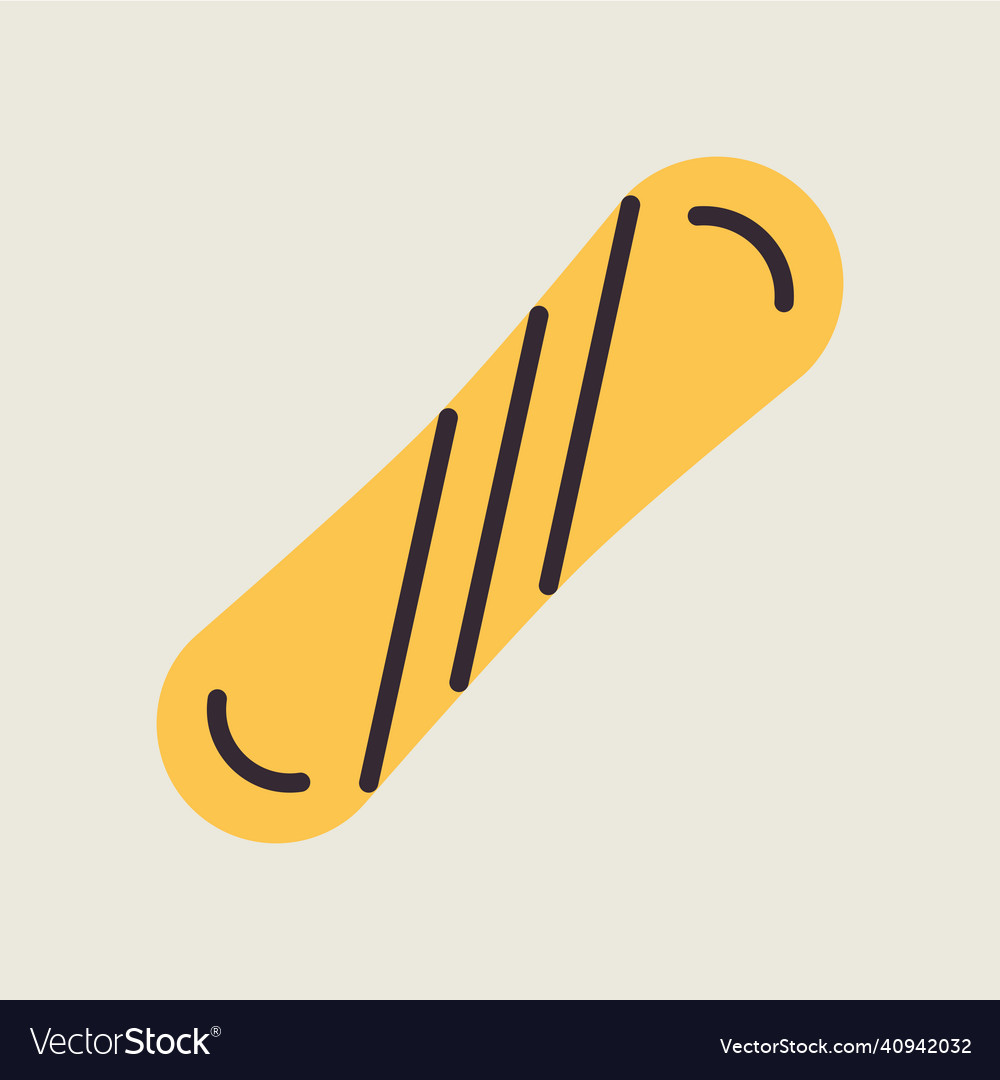 Snowboard icon winter sign Royalty Free Vector Image