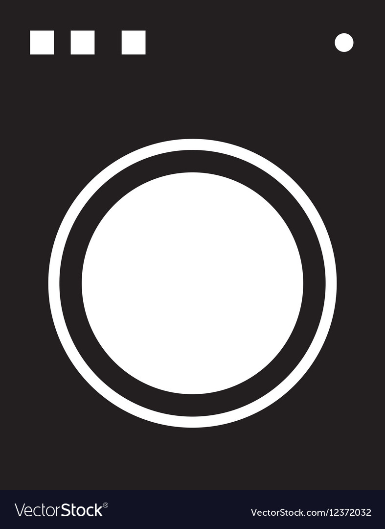 Washer laundry machine Royalty Free Vector Image