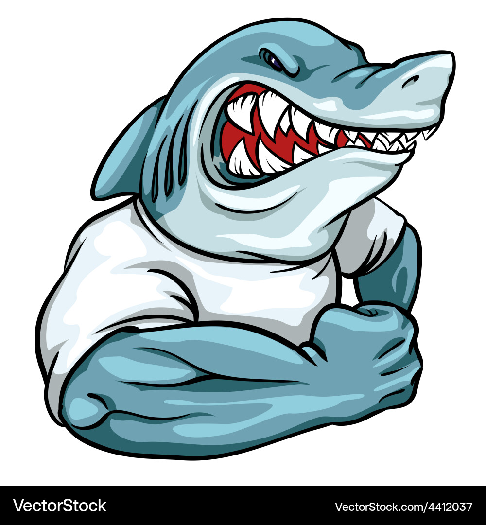 Animal mascot team label design Royalty Free Vector Image