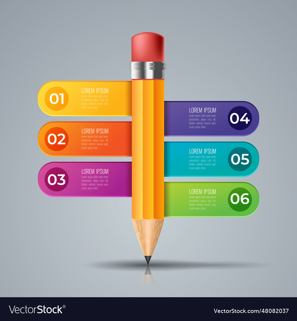 Business data visualization process chart Vector Image