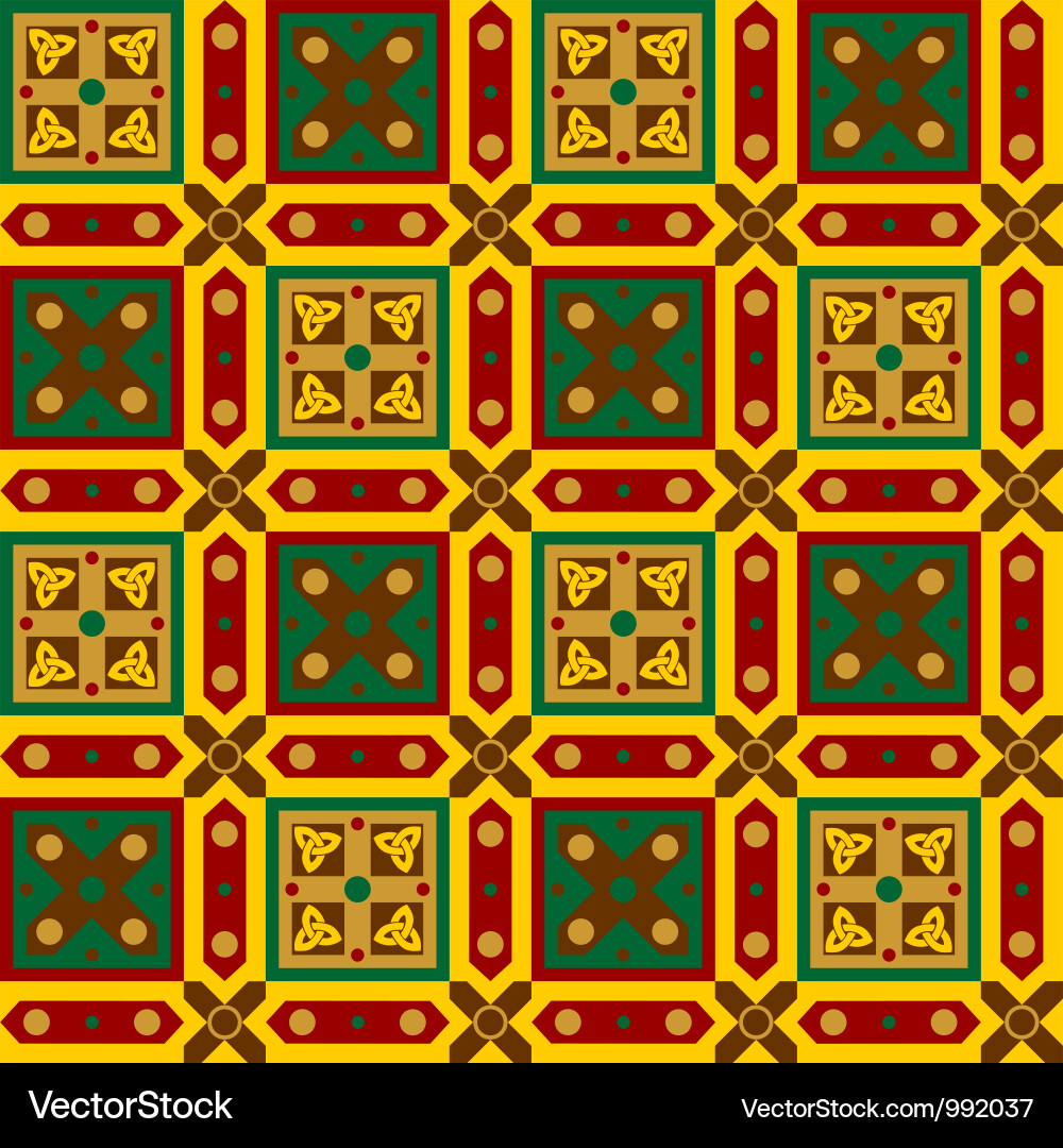 Celtic seamless pattern Royalty Free Vector Image