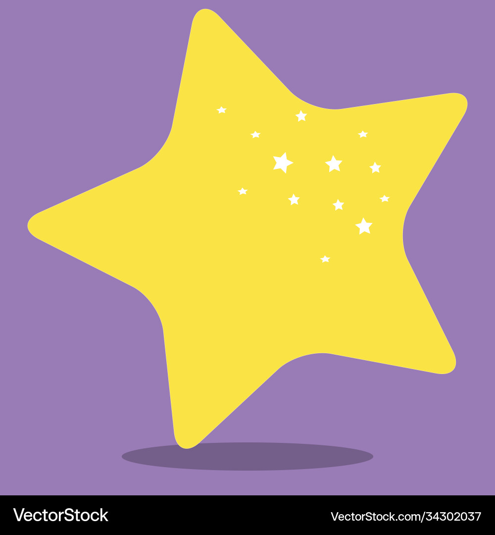 Fairy tale princesses yellow star 04 Royalty Free Vector