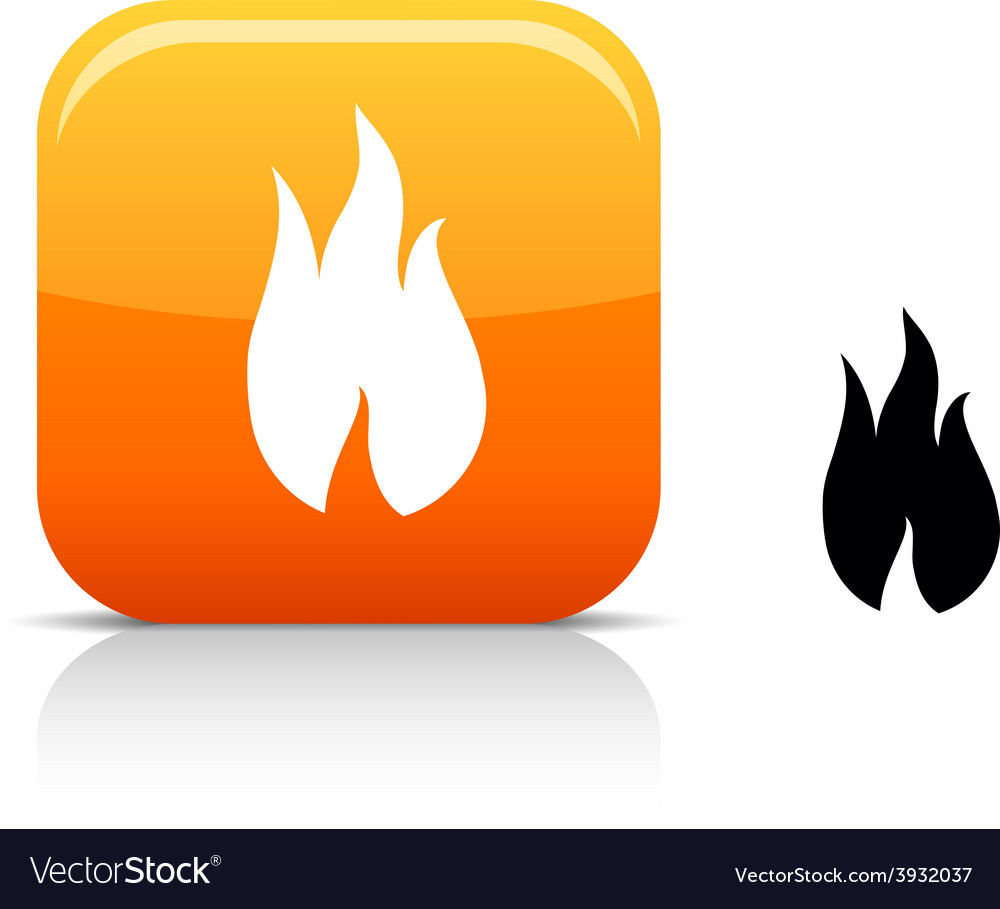 Fire icon Royalty Free Vector Image - VectorStock