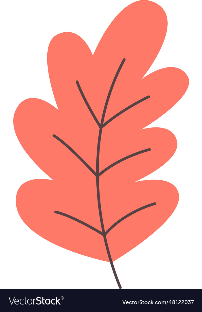 Tree leaf icon Royalty Free Vector Image - VectorStock