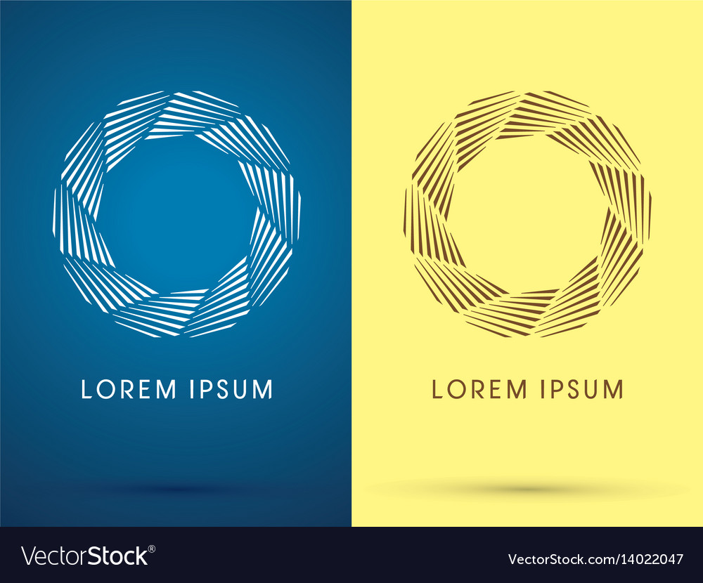 Abstract cycle Royalty Free Vector Image - VectorStock