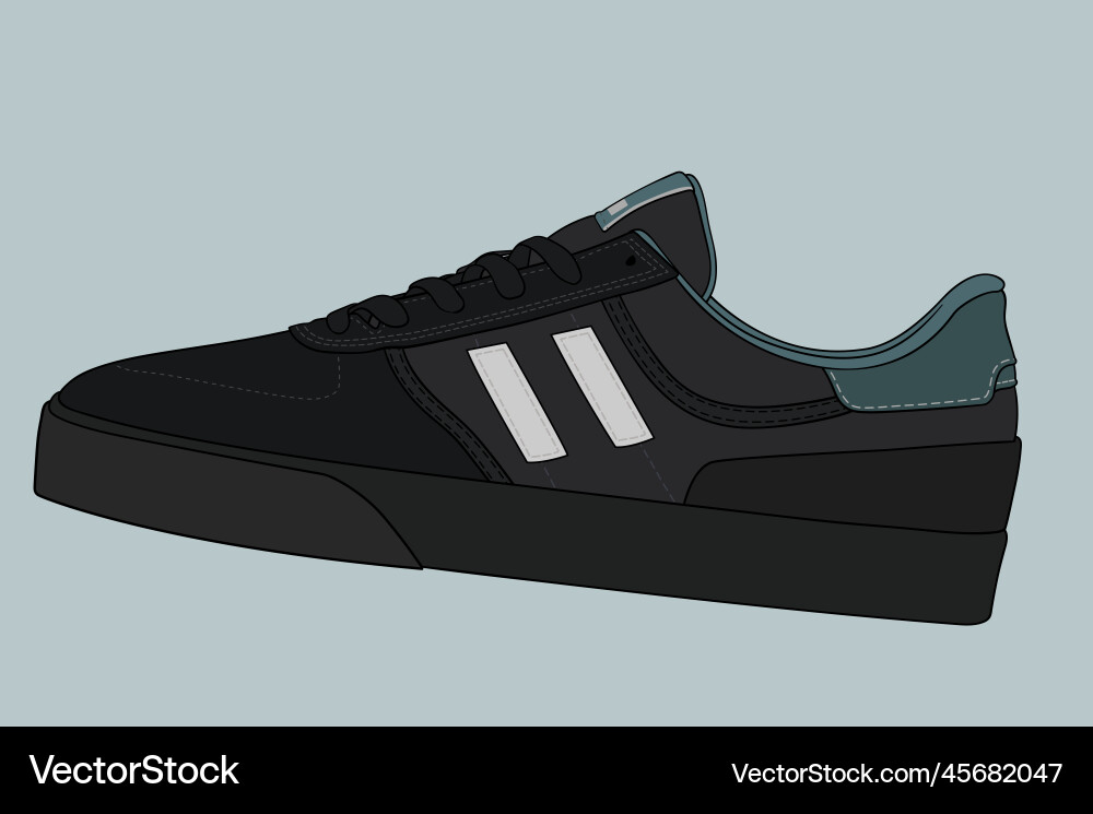 Cool shoes for playing skateboard Royalty Free Vector Image