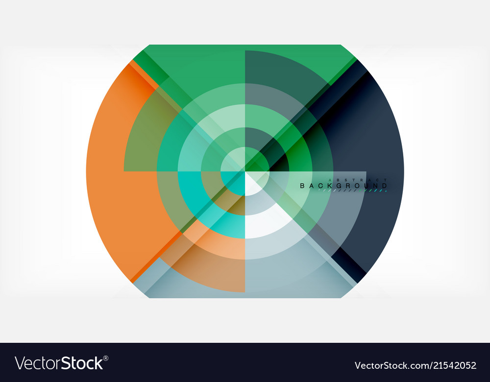 Circle abstract background Royalty Free Vector Image
