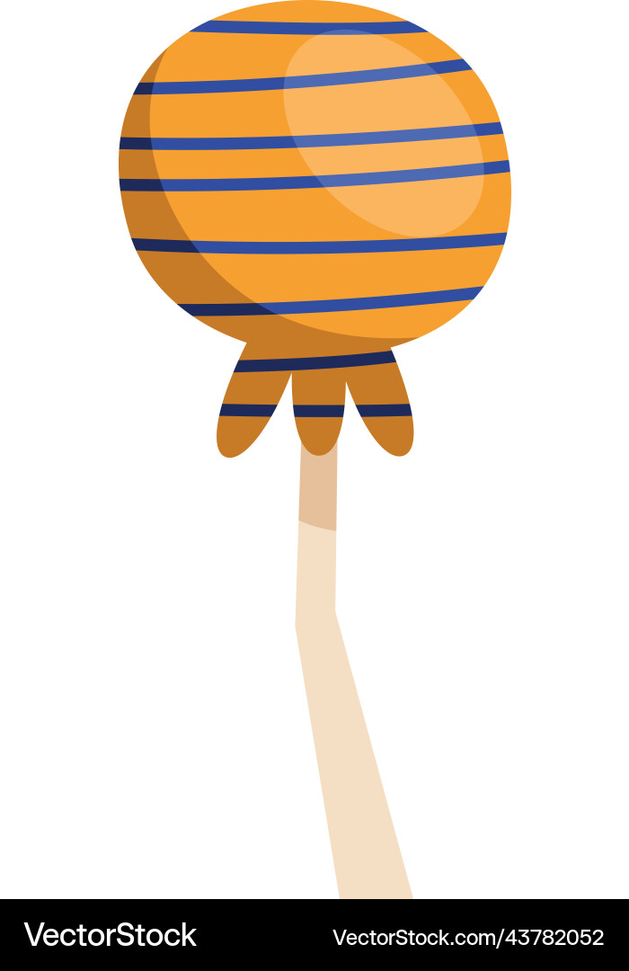 Halloween lollipop sweet candy Royalty Free Vector Image