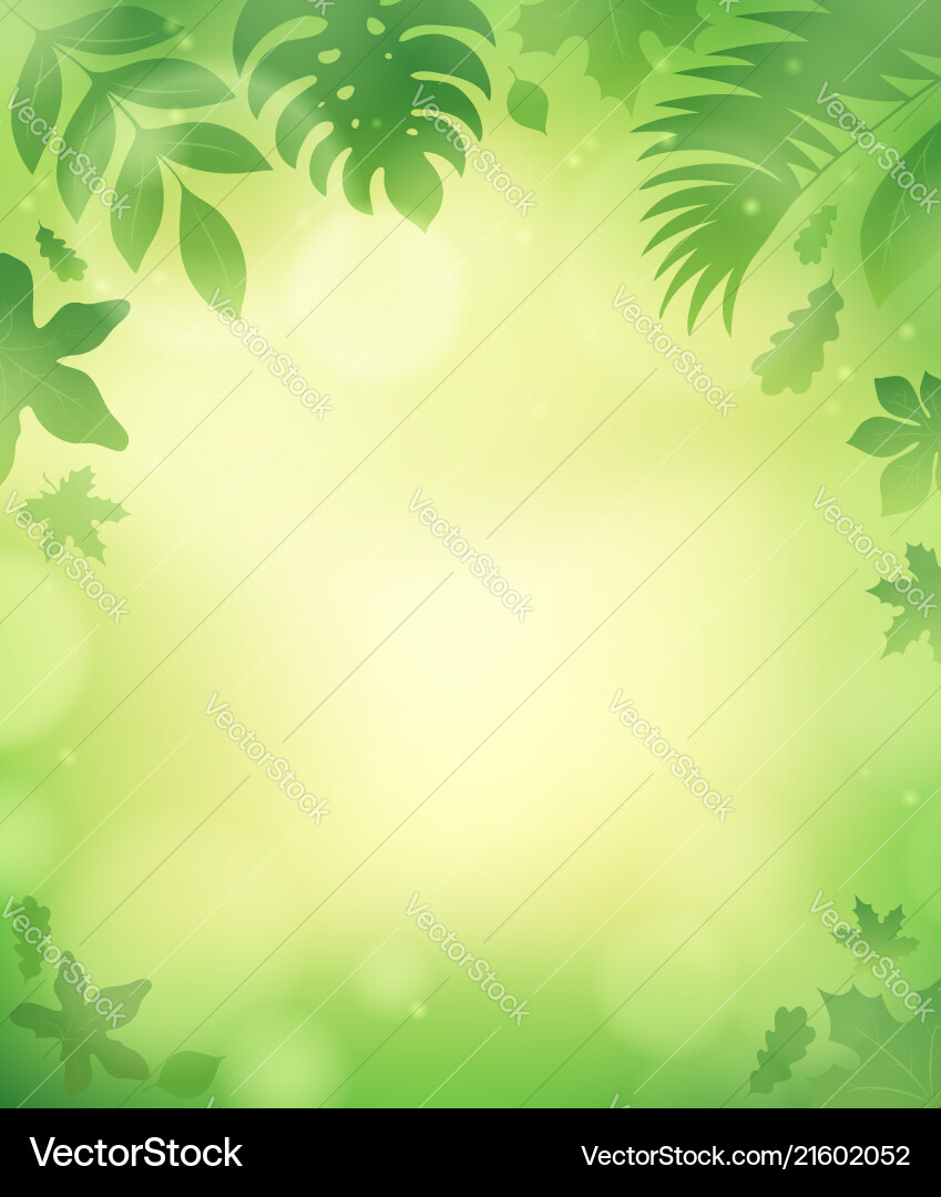 Leaves theme background 5 Royalty Free Vector Image