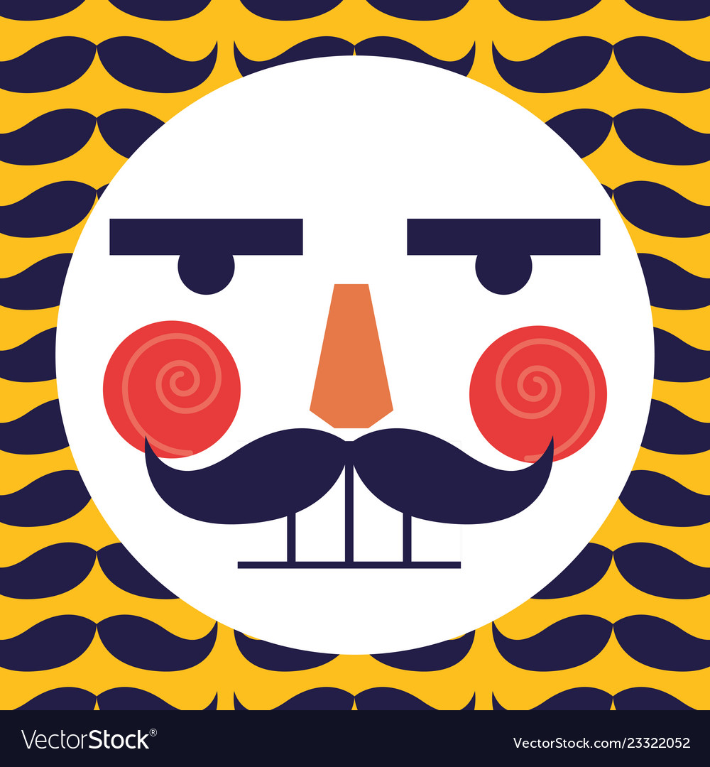 Nutcracker face design Royalty Free Vector Image