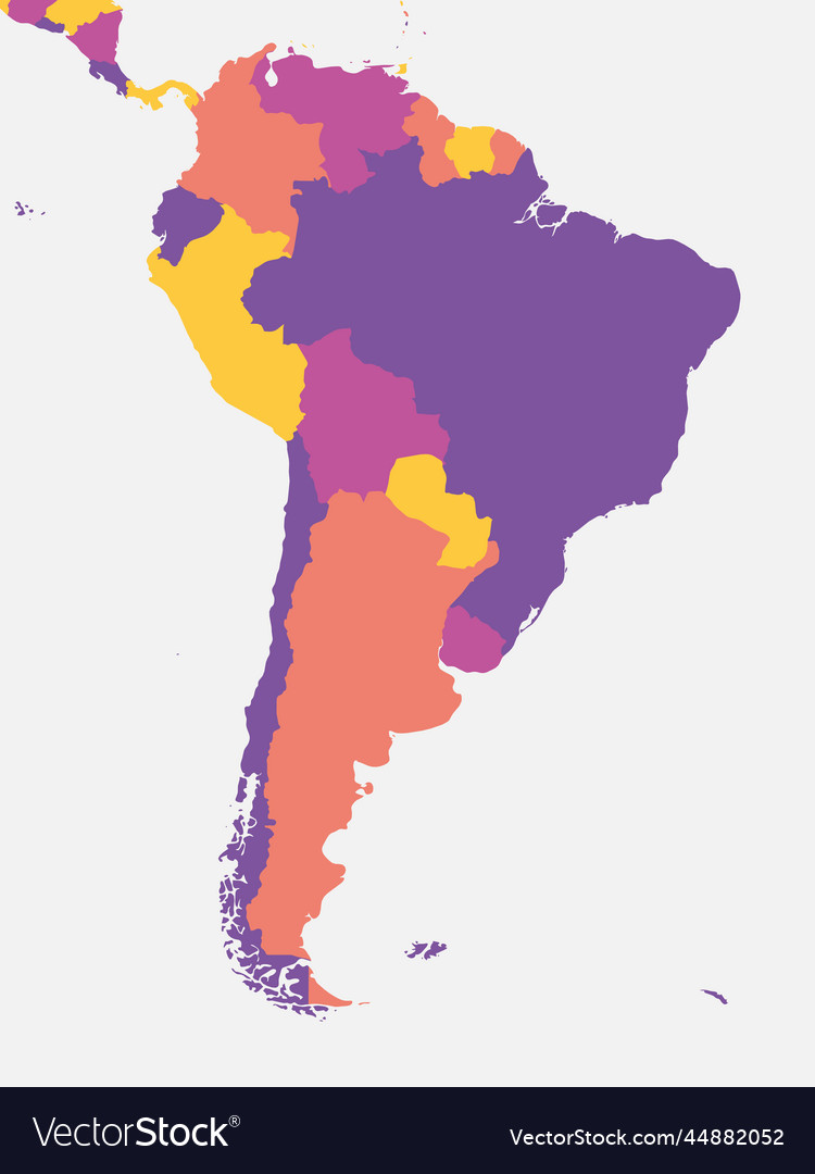 south american political map