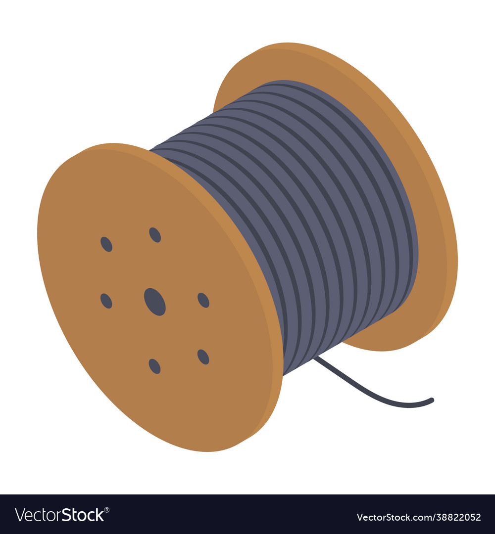 Wire roll Royalty Free Vector Image - VectorStock