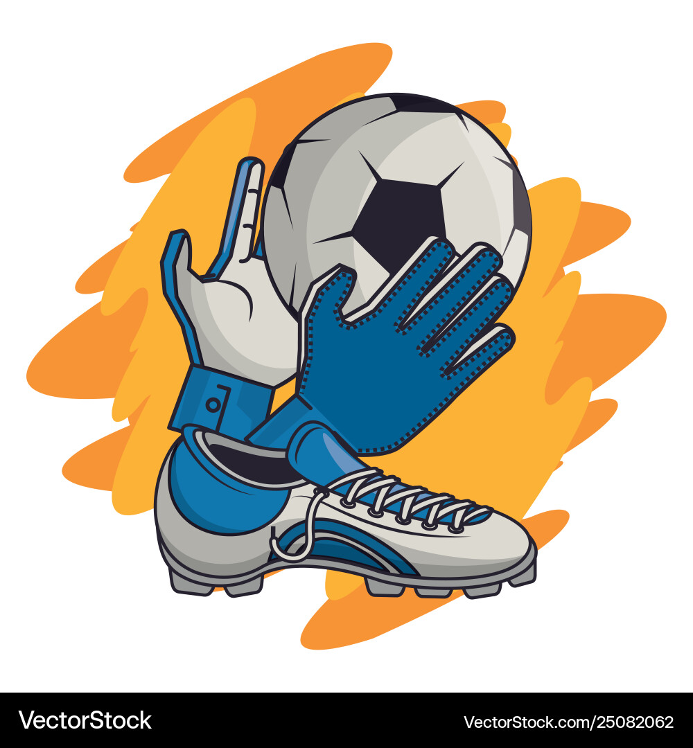 Soccer sport game Royalty Free Vector Image - VectorStock