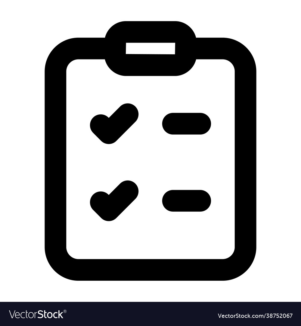 Checklist Royalty Free Vector Image - VectorStock