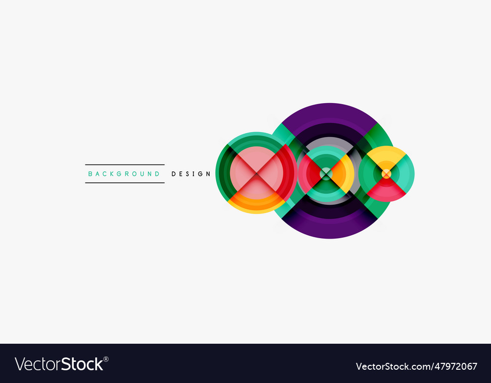 Circle pattern background abstract backgrounds Vector Image