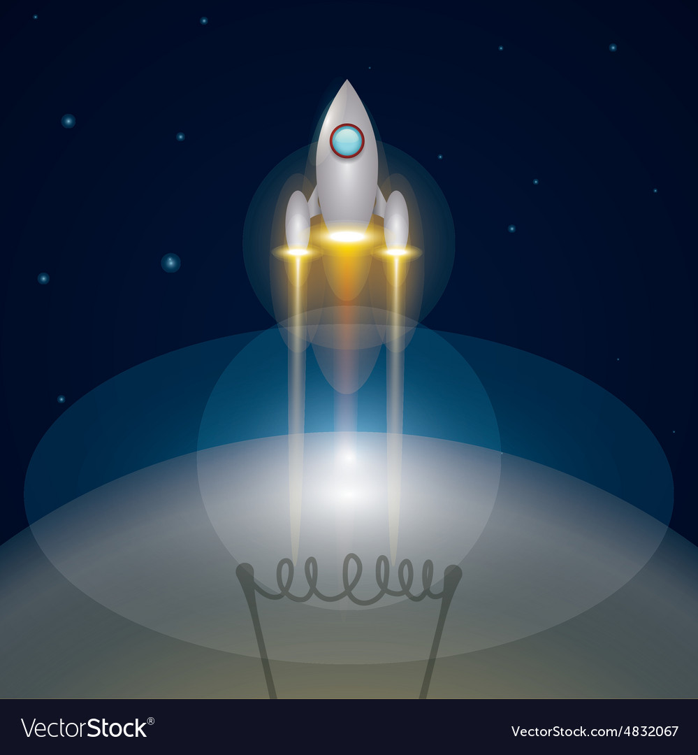Rocket design Royalty Free Vector Image - VectorStock