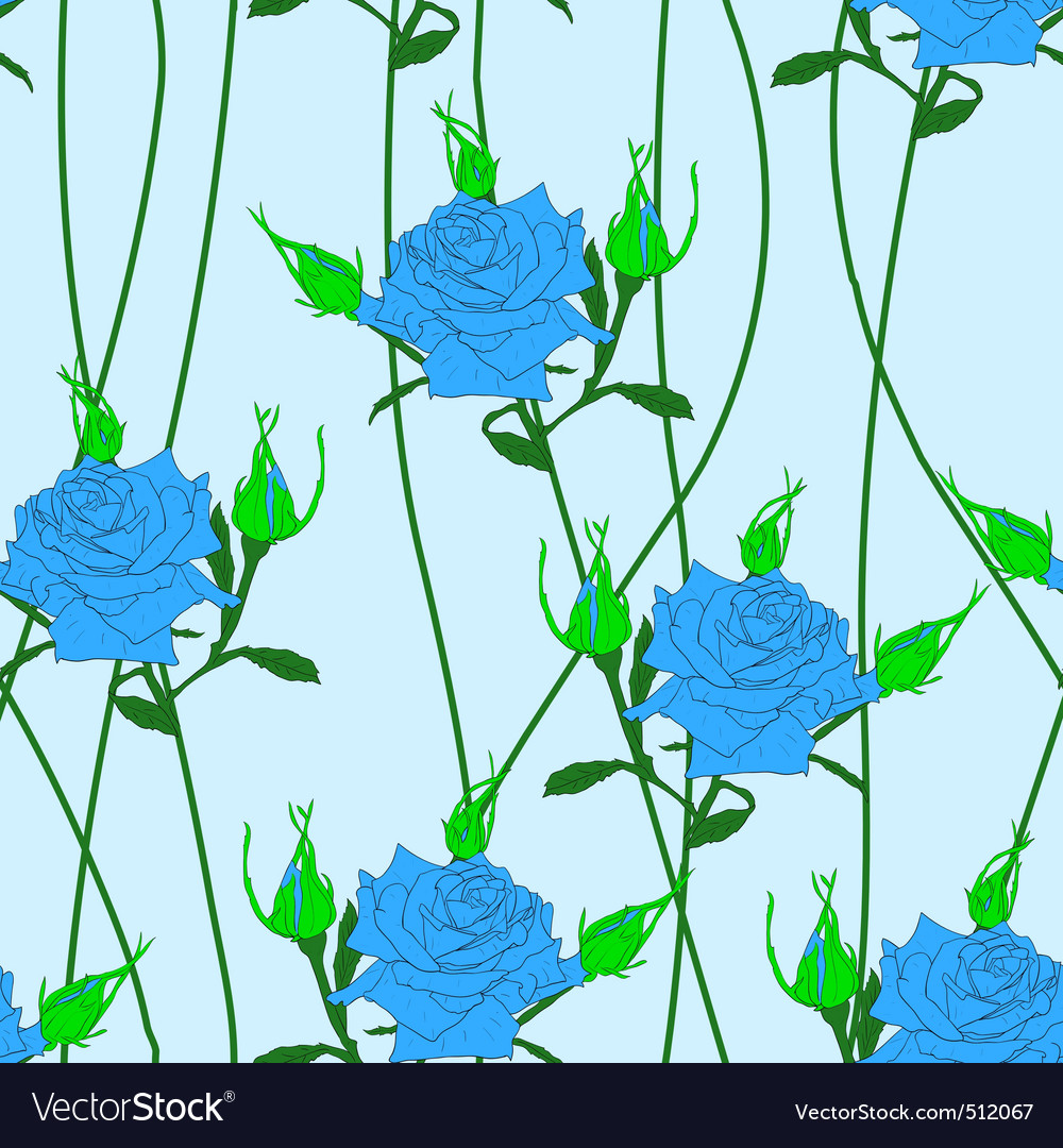 Seamless background with flower roses Royalty Free Vector