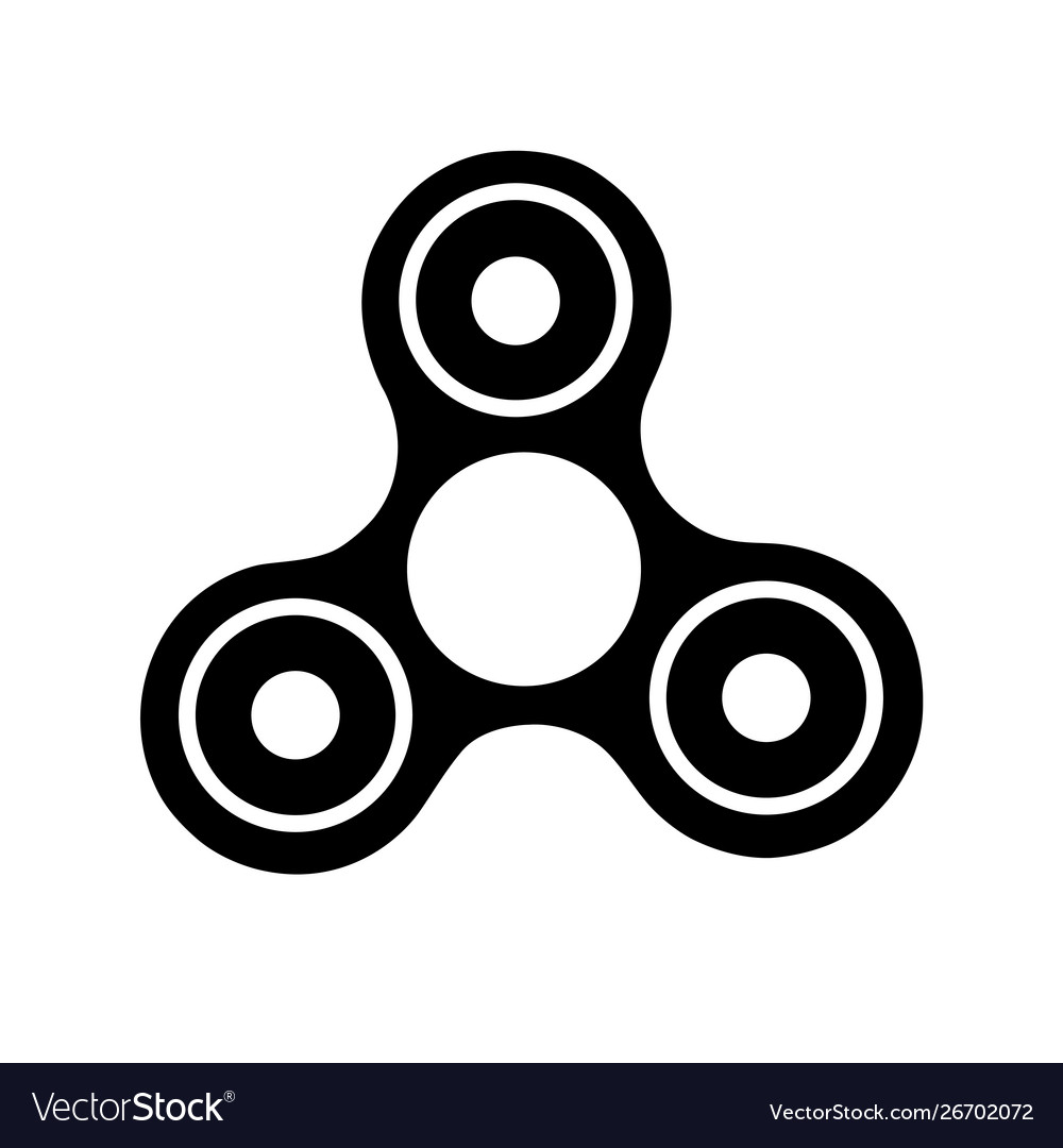 Spinner logo Royalty Free Vector Image - VectorStock