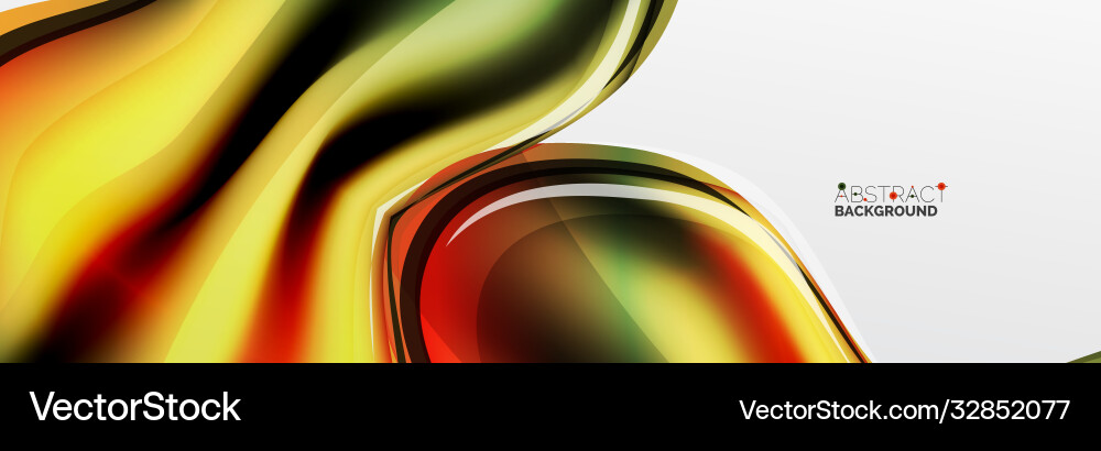 Abstract background flowing liquid style Vector Image