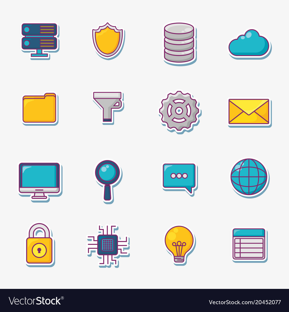 Big data design Royalty Free Vector Image - VectorStock