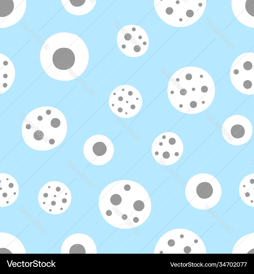 Round shapes and dots drawn hand abstract Vector Image