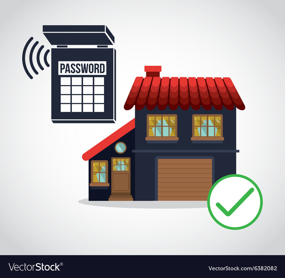 Security systems design Royalty Free Vector Image