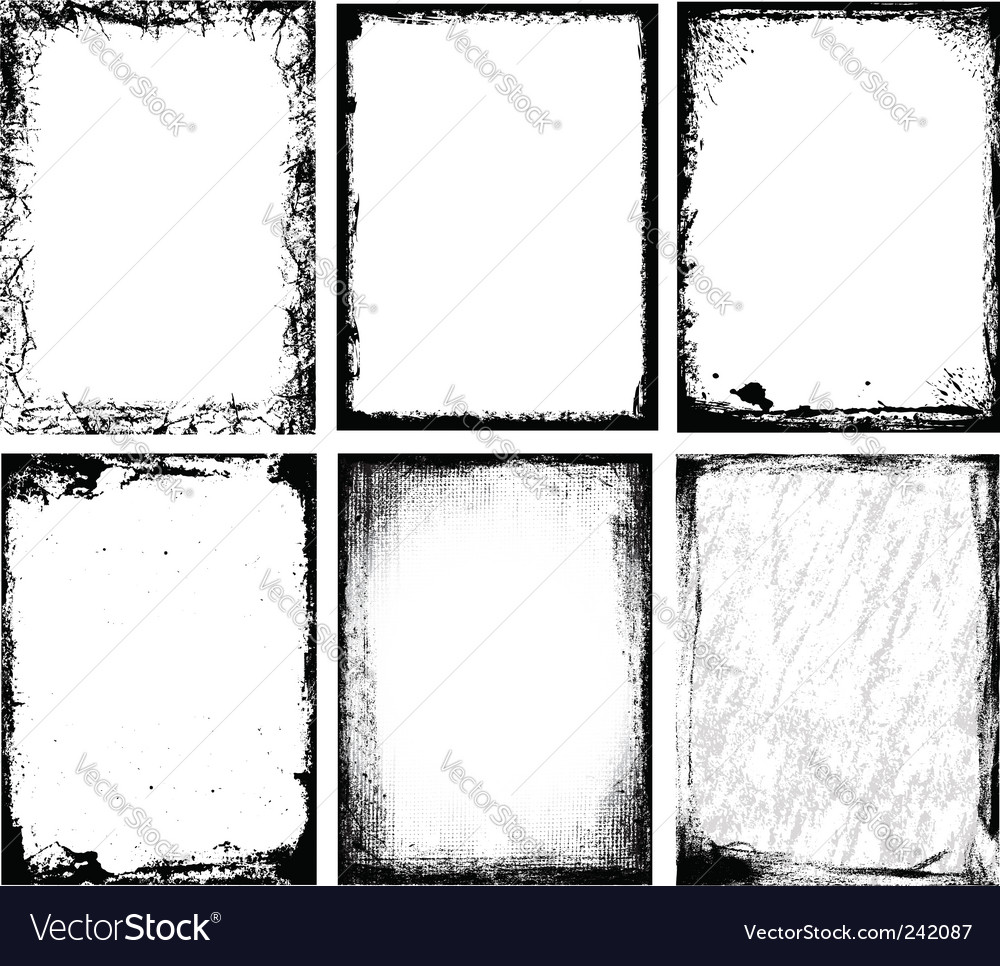 Frames and textures Royalty Free Vector Image - VectorStock