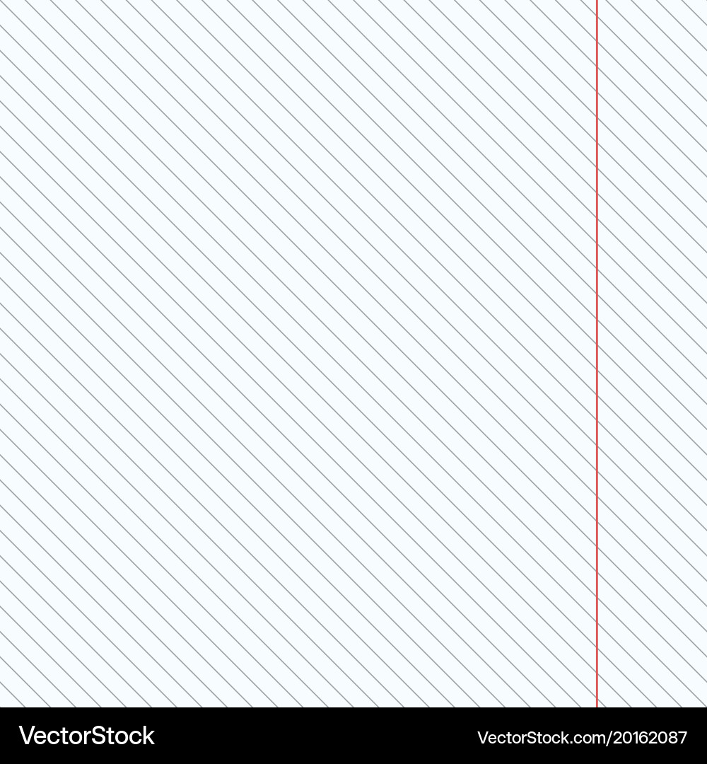 Sheet of paper diagonal lines texture striped Vector Image