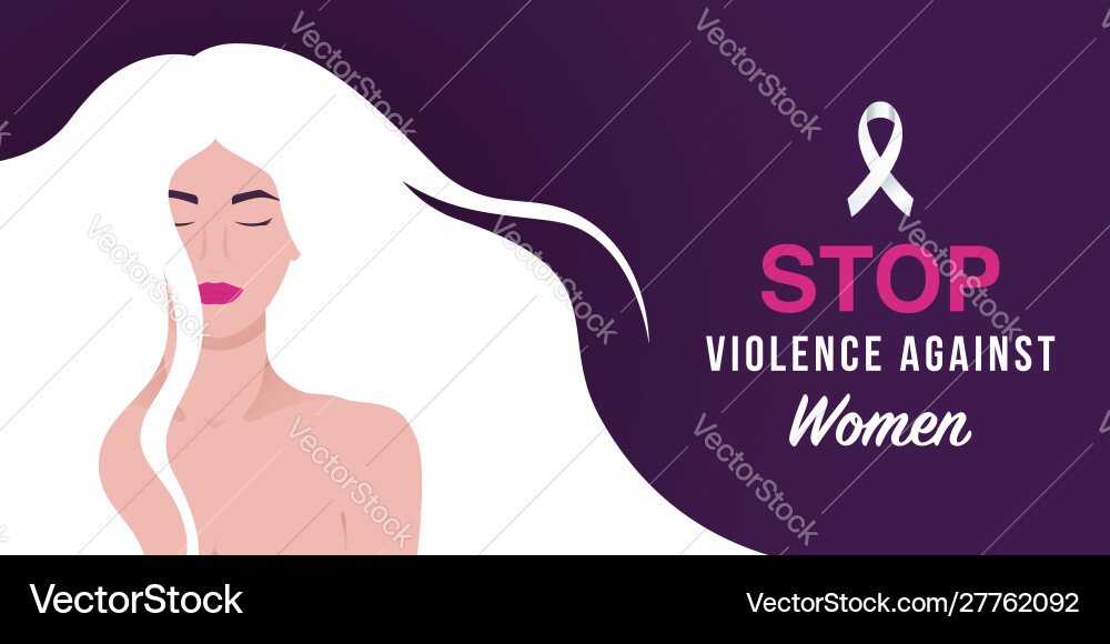 25 november international day for elimination Vector Image