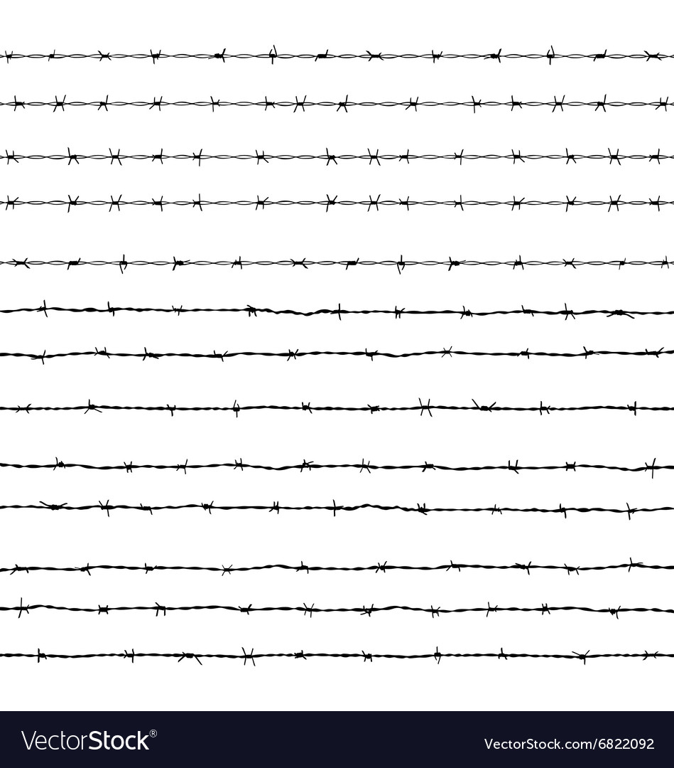 Barbed wire Royalty Free Vector Image - VectorStock