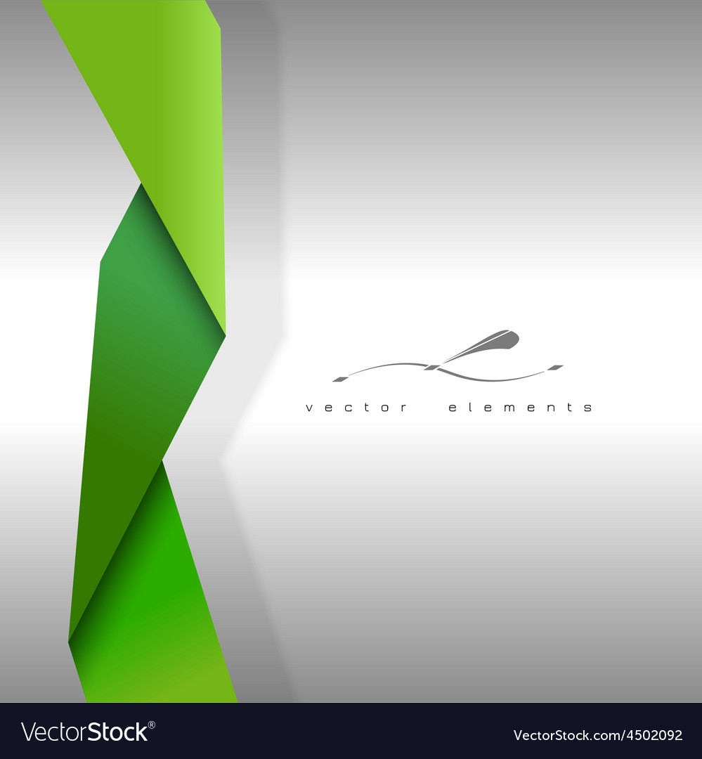Green layout Royalty Free Vector Image - VectorStock