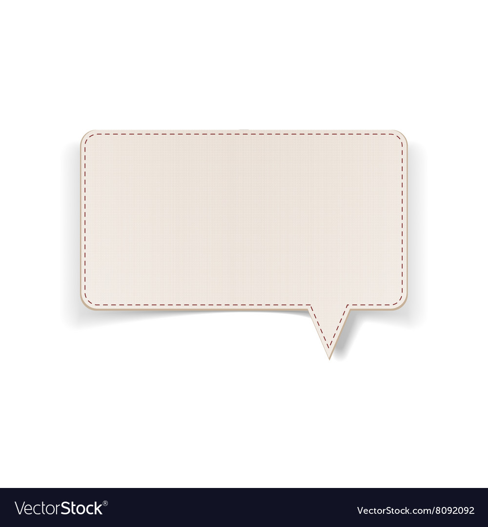 Message bubble with place for your text Royalty Free Vector