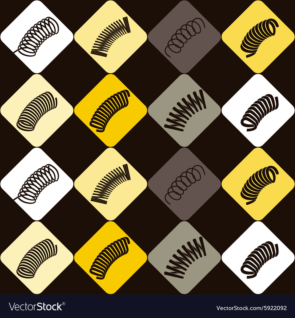 Seamless background with Springs Royalty Free Vector Image