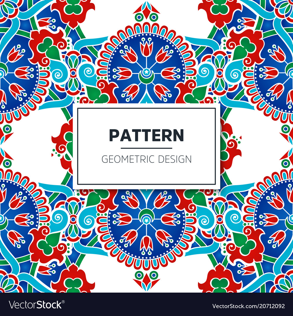 Turkish seamless pattern Royalty Free Vector Image