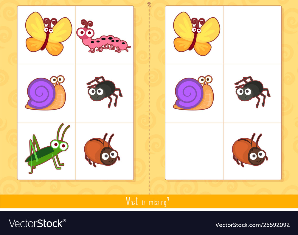 What is missing Royalty Free Vector Image - VectorStock