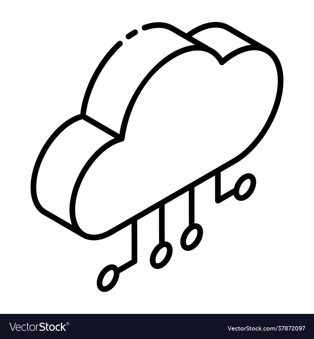 Cloud computing Royalty Free Vector Image - VectorStock