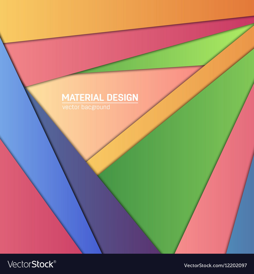 Material design background abstract Royalty Free Vector