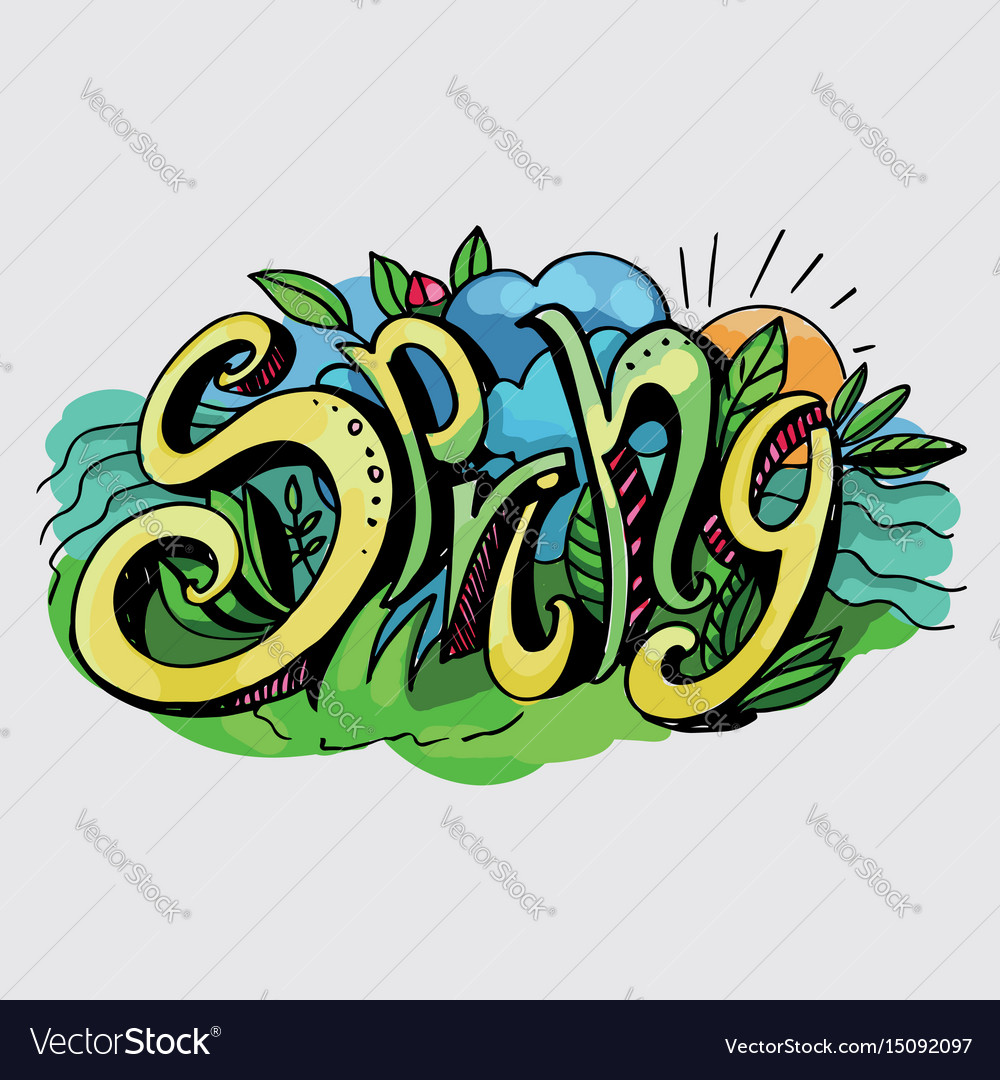 Springtime Royalty Free Vector Image - VectorStock