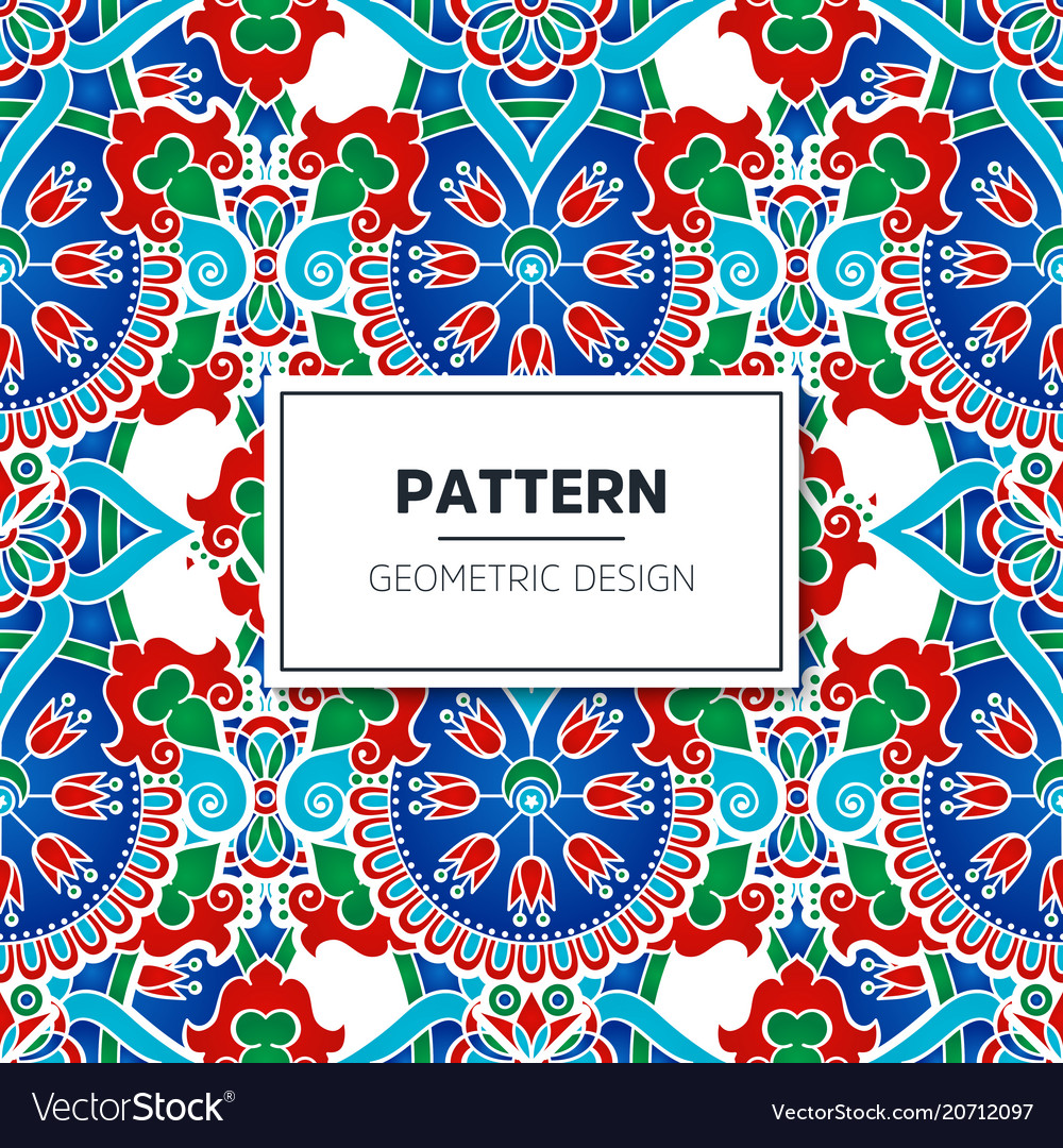 Turkish seamless pattern Royalty Free Vector Image