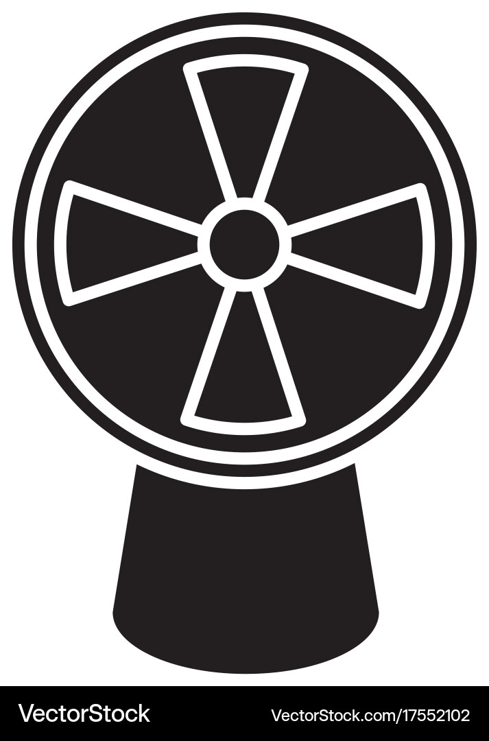 Air fan ventilation Royalty Free Vector Image - VectorStock
