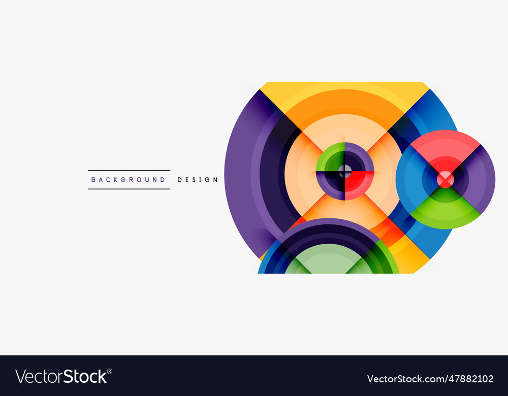 Circle pattern background abstract backgrounds Vector Image