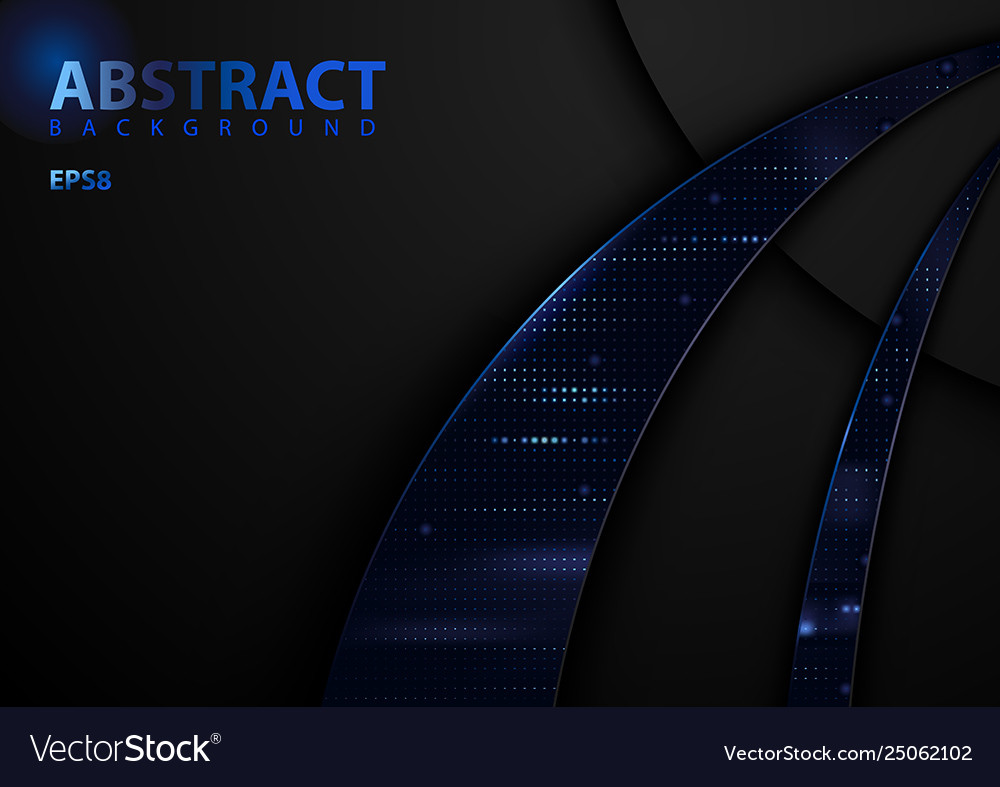 Dark abstract tech background Royalty Free Vector Image