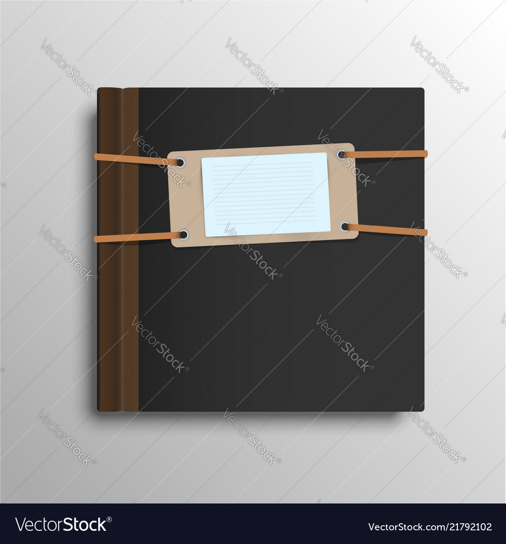 Realistic notebook Royalty Free Vector Image - VectorStock